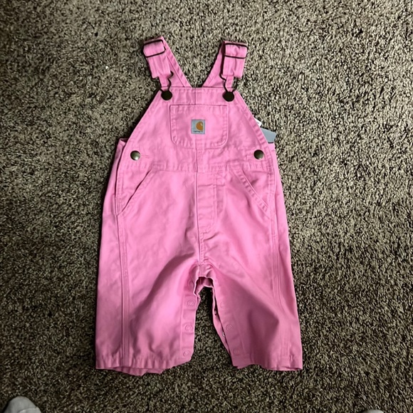Pink And Gold Baby Girl Overalls at Isaac Dadson blog